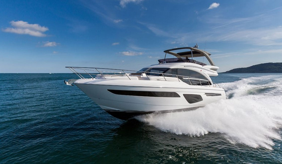 Princess F Class F62 Yacht distributor in Mumbai | Navnit Marines